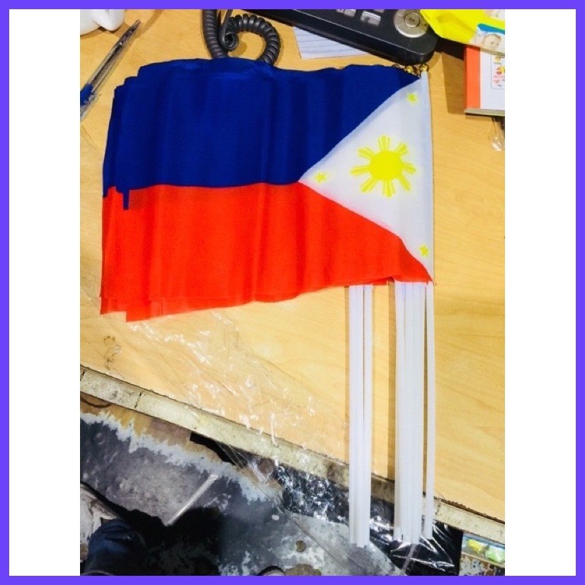 12pcs Small Philippine National Flag Bandila Watawat ng Pilipinas Ph ...