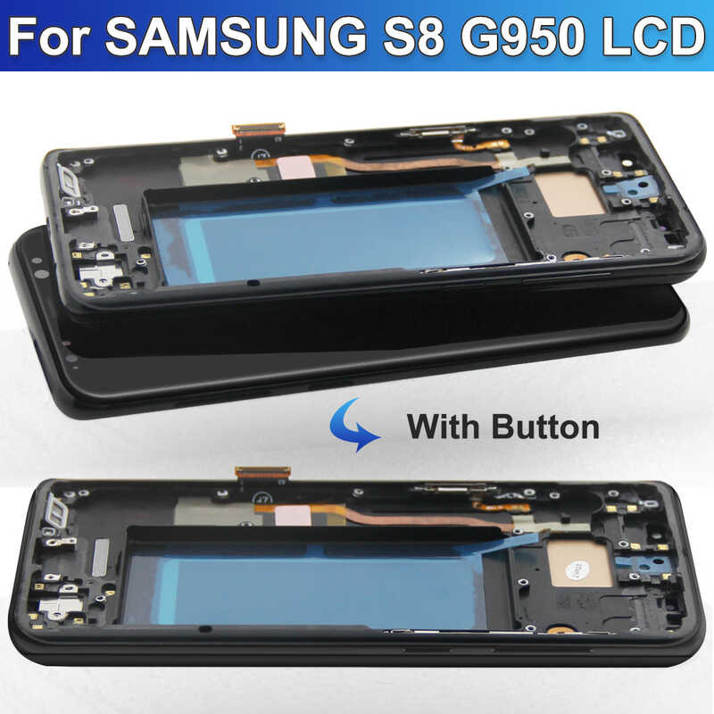 Tested 100% AAA Quality LCD With Frame For SAMSUNG S8 G950 Sm-G950fd ...