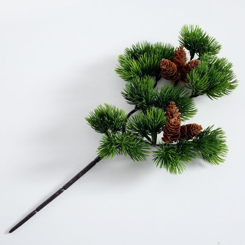 MINI Artificial pine trees pine branches and leaves artificial plant ...