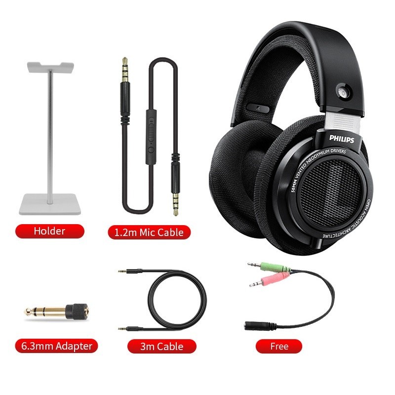 Philips SHP9500 HiFi Precision Stereo Over-Ear Headphones / SHP 9500 ...