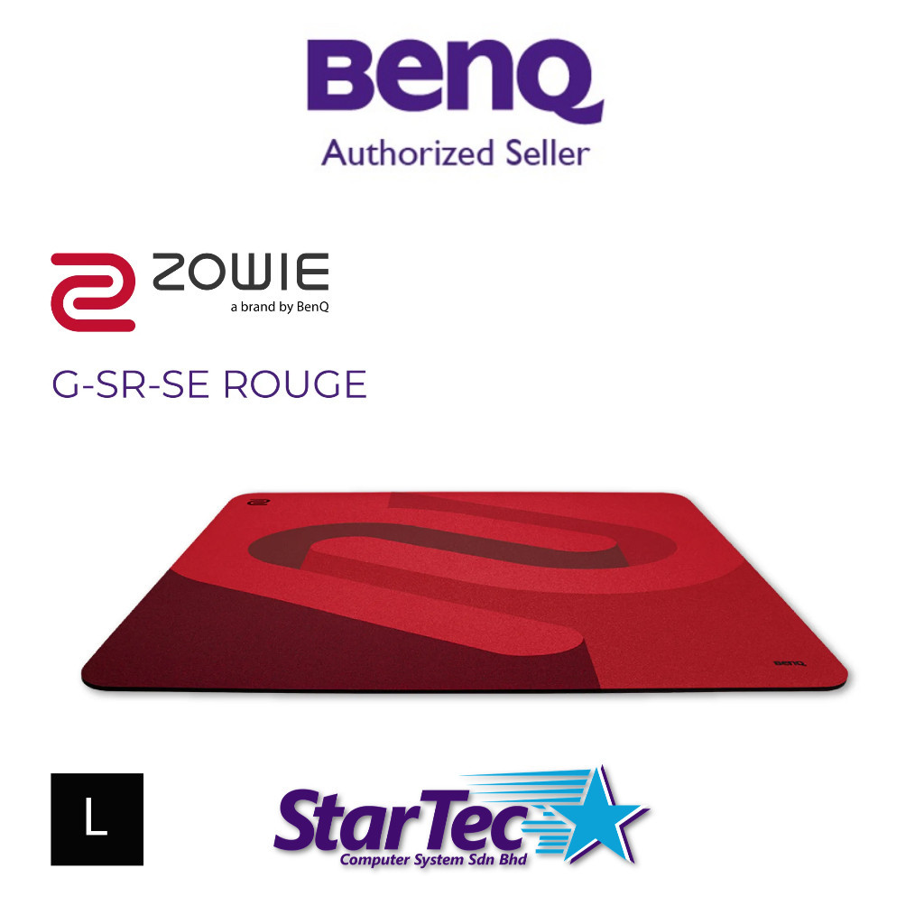 BenQ Zowie G-SR-SE Rouge Large Esports Gaming Mouse Pad (RED) | Shopee ...
