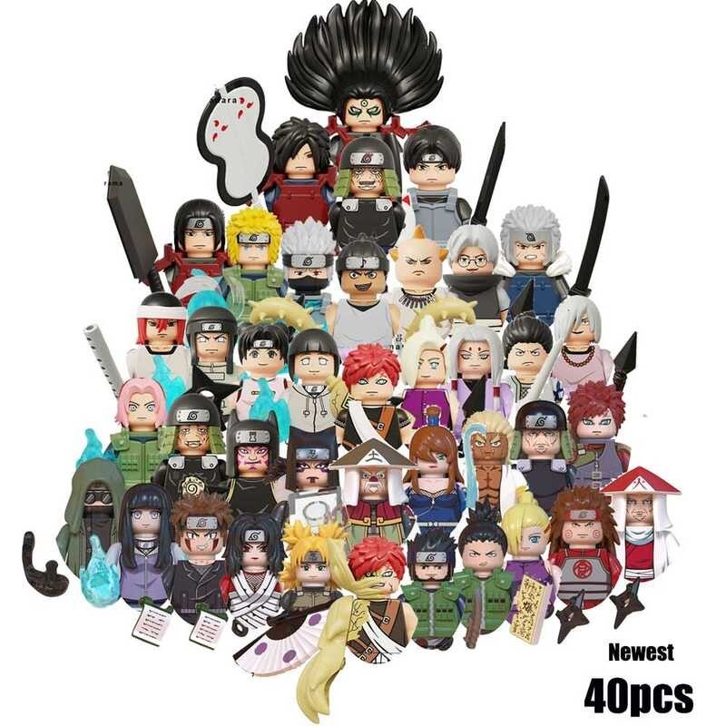 Kakashi Naruto Satsuke Akatsuki Bricks Blocks Cartoon Characters Avatar ...