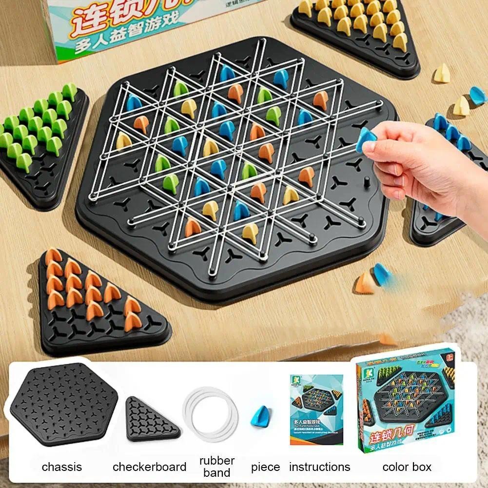 Desktop Chain Game Multiplayer Geometry Chain Chess Puzzle Triangle ...