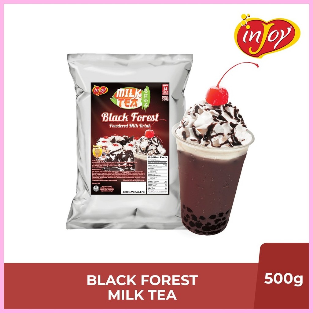 inJoy Black Forest Milk Tea 500g | Premium Milk Tea Flavor | Powdered ...