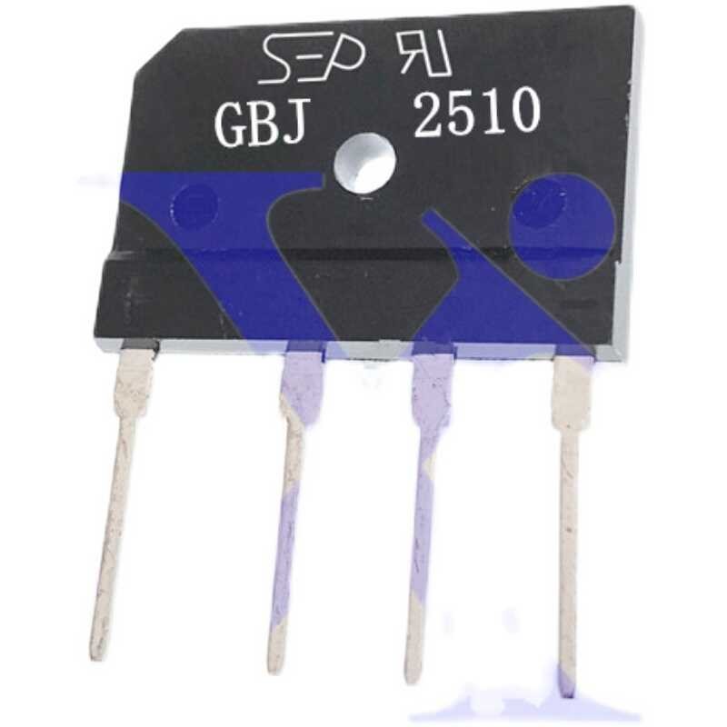 KBJ/GBJ2504 GBJ2506 GBJ2508 GBJ2510 electromagnetic furnace rectifier flat bridge stack | Shopee ...