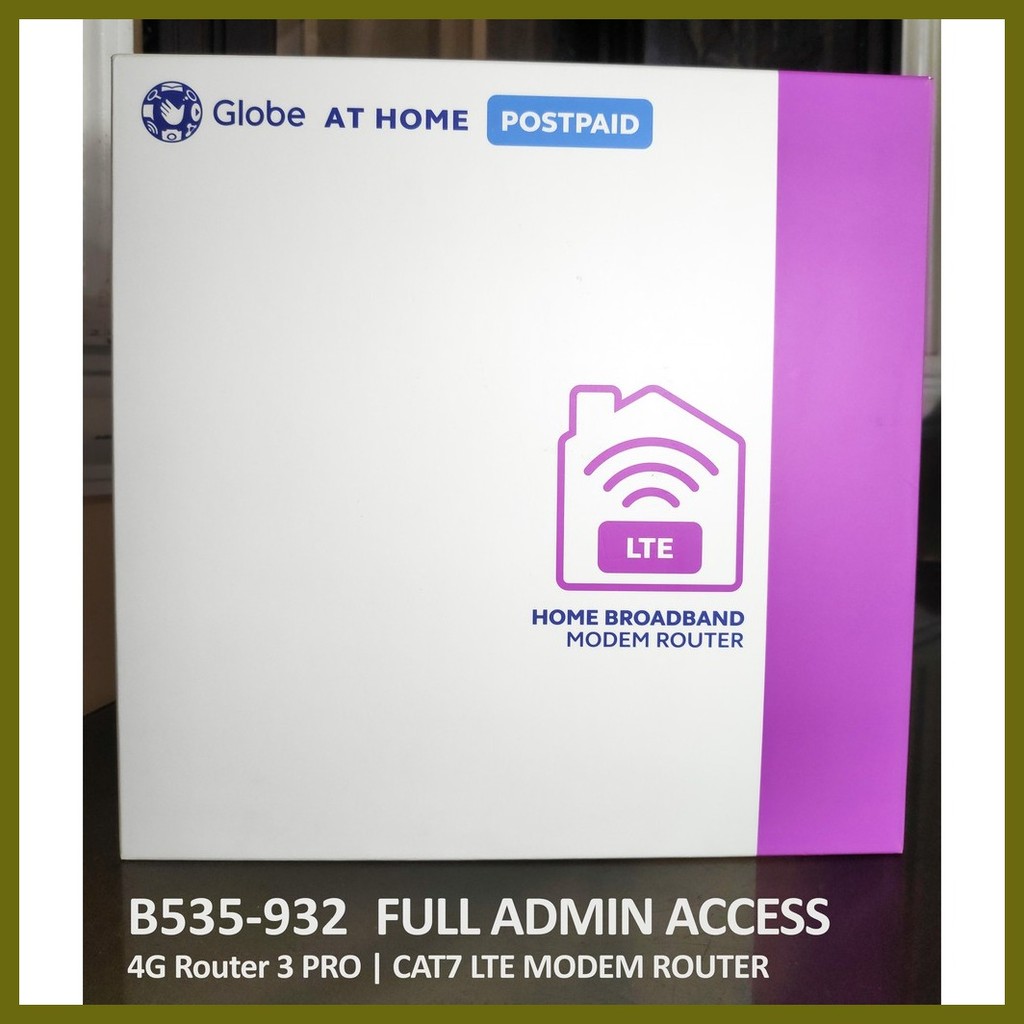♠ § Huawei B535 932 CAT7 Modem Router GLOBE B535-932 LTE Advanced Modem ...