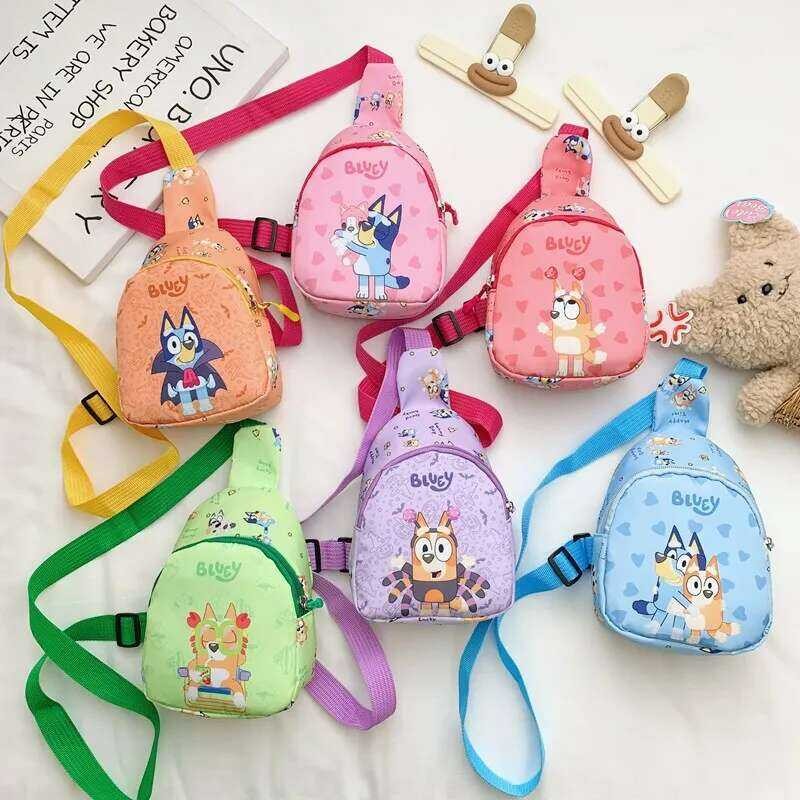 Bingo Backpack Friends Children S Cute Bluey Family Kids Chest ...