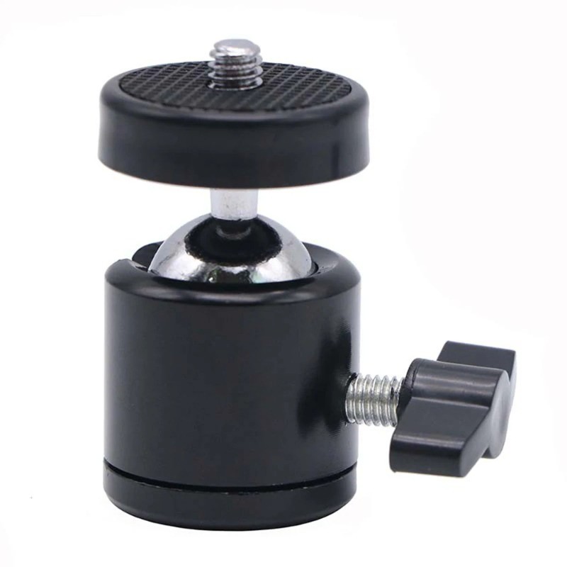 1/4 Tripod Mount Camera Head with Lock Ball Adapter Cradle Ball Head ...
