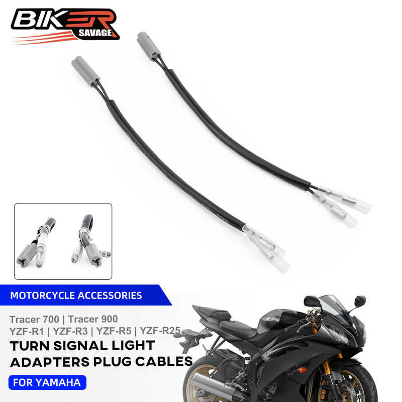 Para sa YAMAHA MT07 MT09 LED Turn Signals Wiring Adapter Connector YZF ...