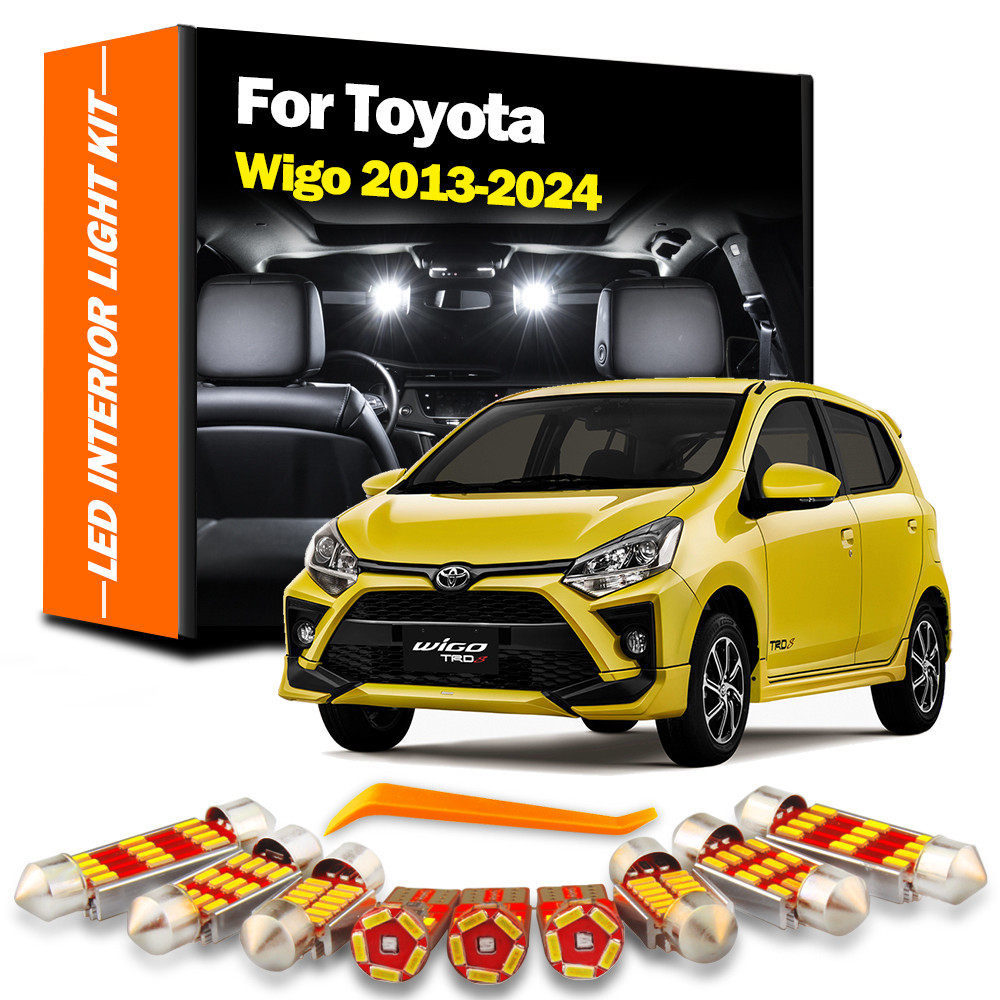 Interior LED For Toyota Wigo 2013-2024 Canbus Vehicle Bulb Indoor Dome ...