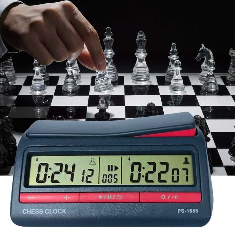 Clock Advanced Professional Chess Digital Timer I-Go Count Up Down Alarm Watch Board Game ...