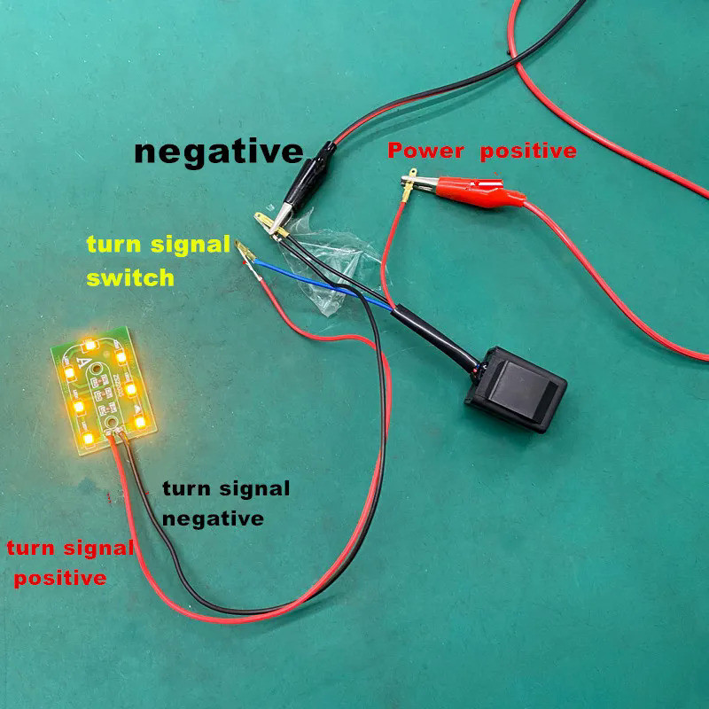 Electric bicycle 48/60V LED Blinking Relay Turn Signal Flasher Three ...