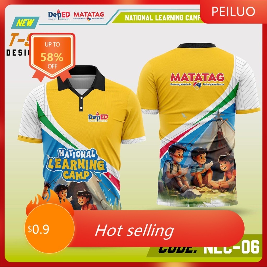 MATATAG UNIFORM SUBLIMATION POLO CODE-NLC-06 NATIONAL LEARNING CAMP ...