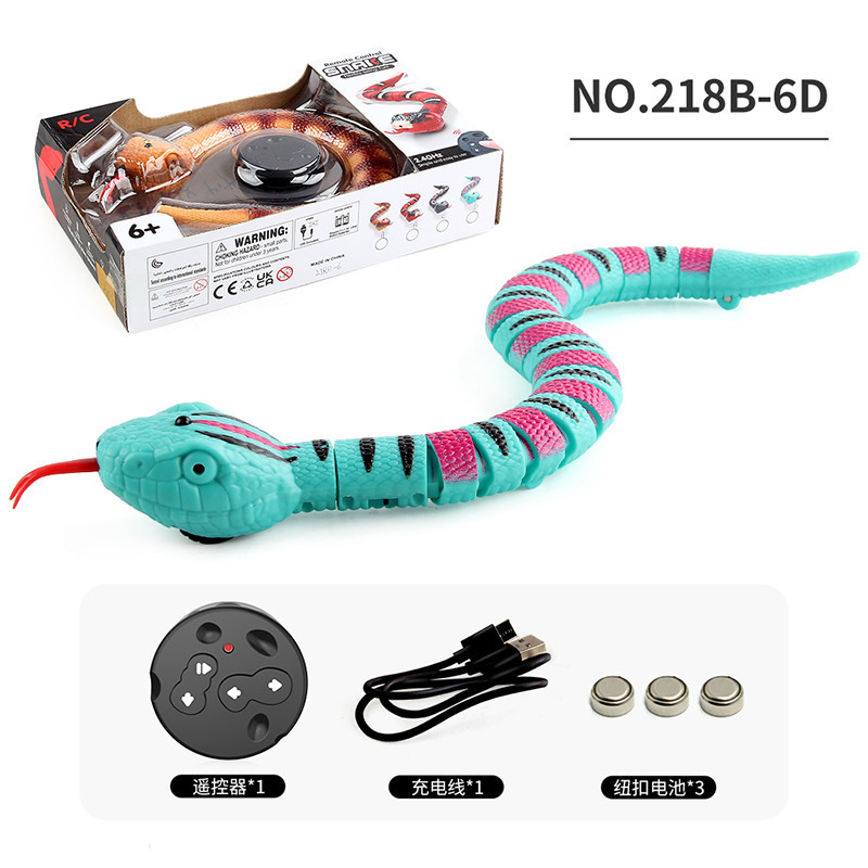 Remote Control Snake Toy with USB Charger and Interactive Crawling ...