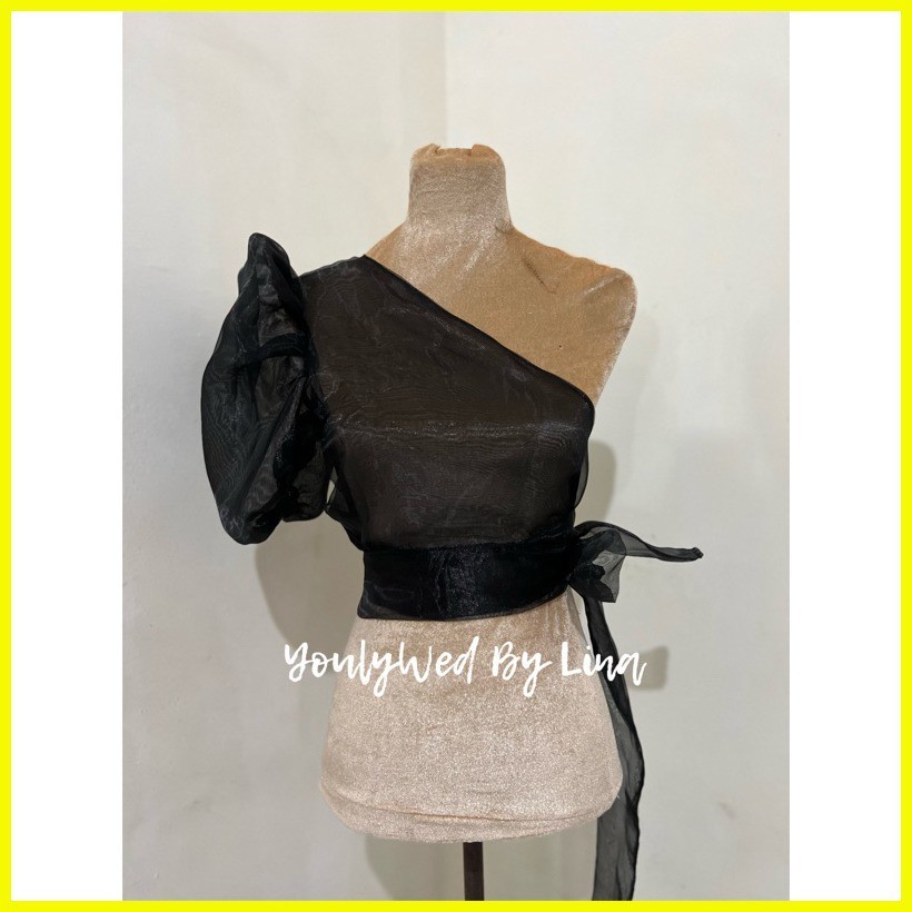 Modern Filipiniana Top One side Venus Cut | Shopee Philippines
