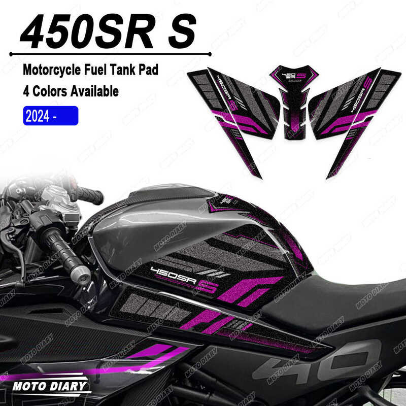 Cfmoto Para Sa 450sr S 450srs 2024 Motorcycle Fuel Tank Pad Sticker Set