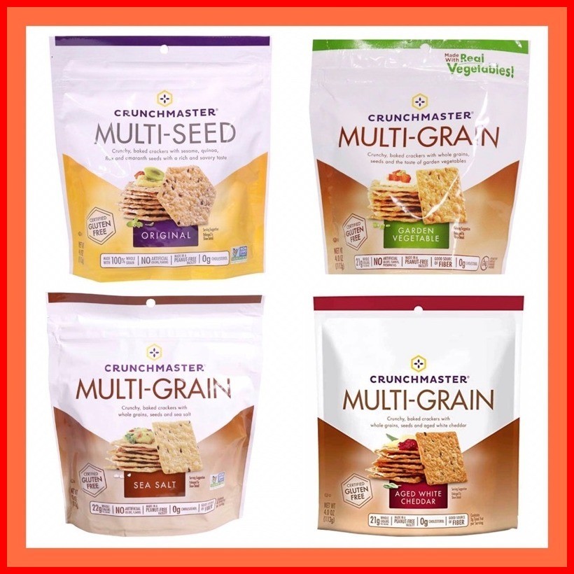⭐ Crunchmaster Multi-Grain Multi-Seed Crackers (113g) | Shopee Philippines