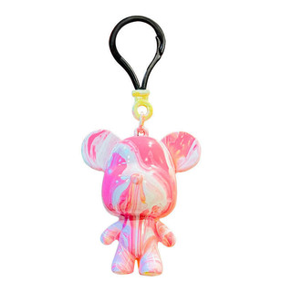 Diy diy Violent Fluid Bear Tik Tok Influencer Paint Keychain Toy ...