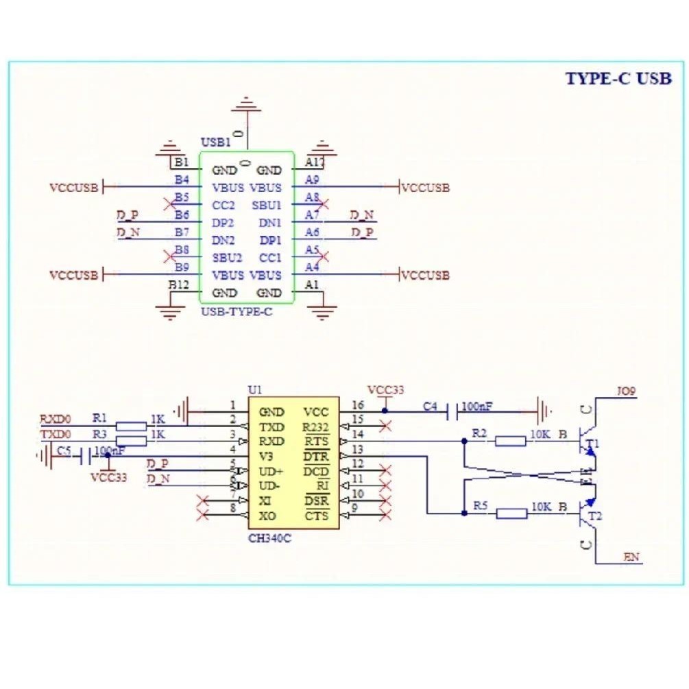 NODEMCU ESP32-C2 ESP8684 Development Board TYPE-C USB ESPC2-12 DevKit ...