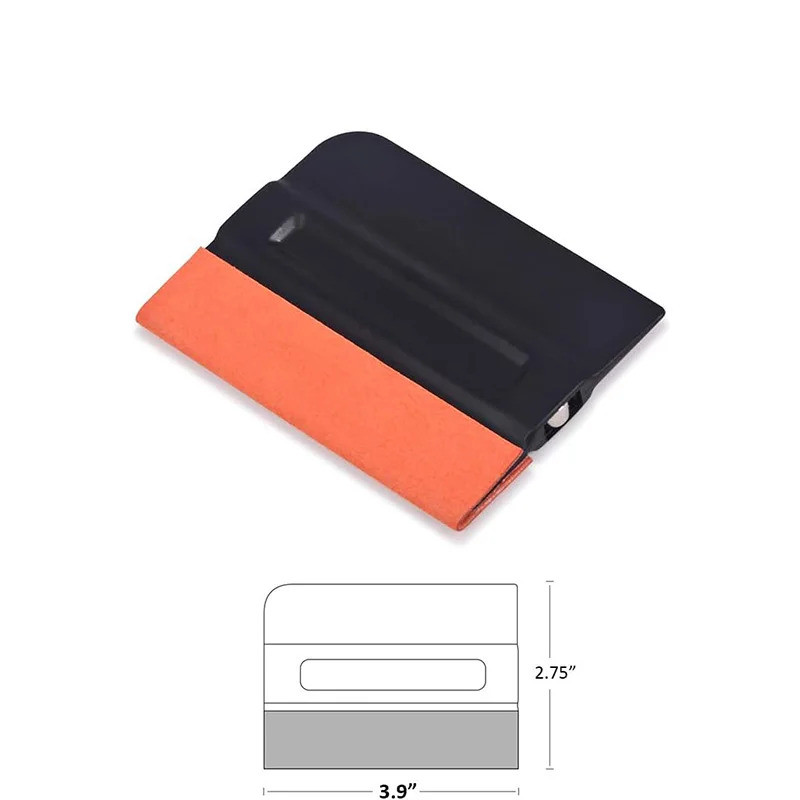 Magnetic Vinyl Wrapping Squeegee 4Inch Suede Felt Edge Tint Squeegee ...