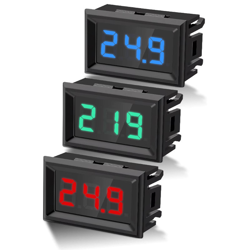 LED tube two-wire DC 5 v- 120 V DC meter digital voltmeter head ...