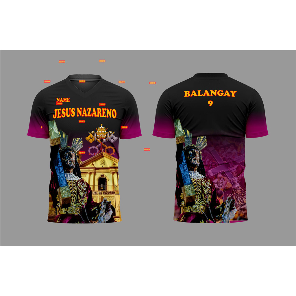 [FREE CUSTOME] Fully sublimated 3D print TSHIRT nazareno 2025 debosyon ...