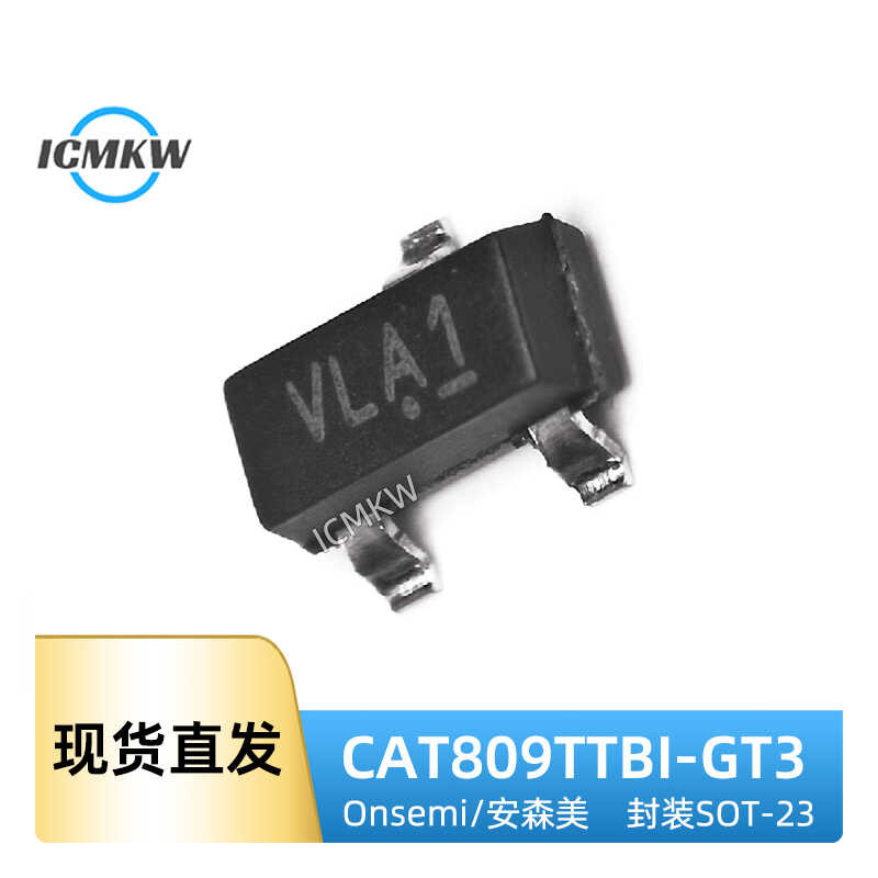 Original straight shipping CAT809TTBI-GT3 3-pin microcontroller power ...