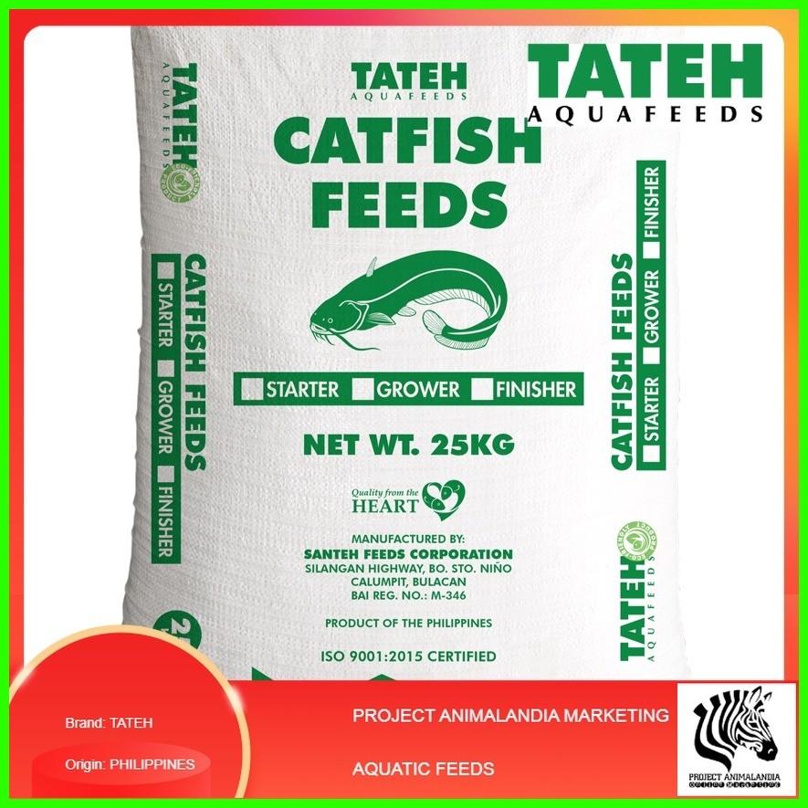 1000g/1kg) Tateh Catfish feeds Milkfish Tilapia Bangus Hito Feeds ...