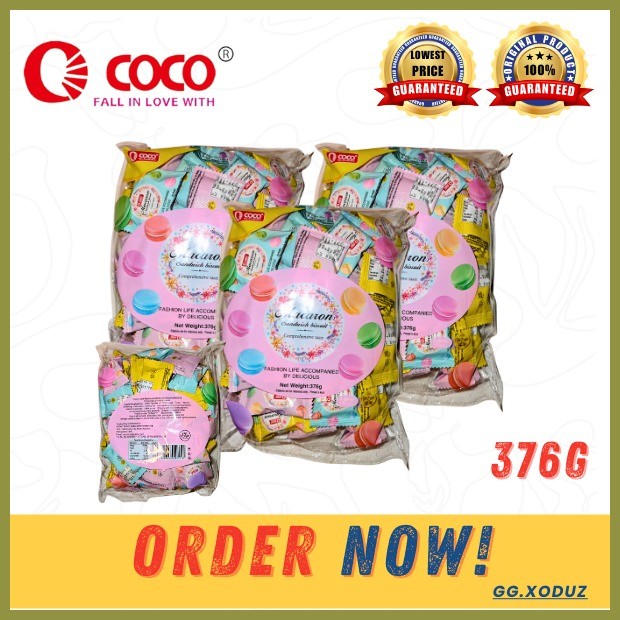 COCO MACARON SANDWICH BISCUITS [HALAL CERTIFIED] - ASSORTED FLAVORS FOR ...