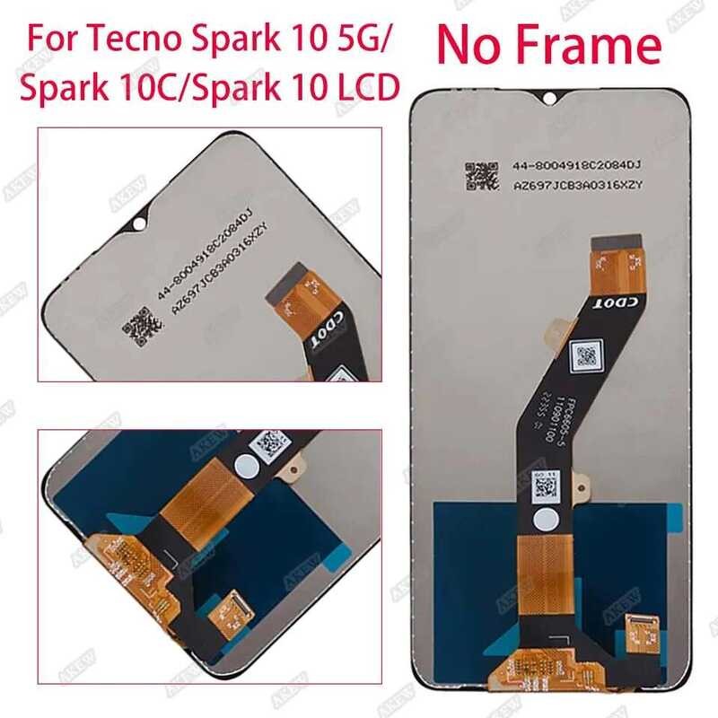 277 Orihinal Para Sa Tecno 10 5G LCD Screen Spark 10C Touch Display Bagong Ki5m Ki5k Ki5q Di ...