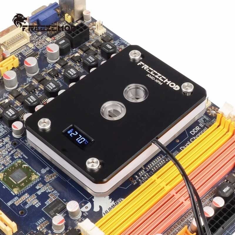 Frozen CPU Block Para Sa Am2 Am3 Am4 Sa Temperature Display, AMD ...