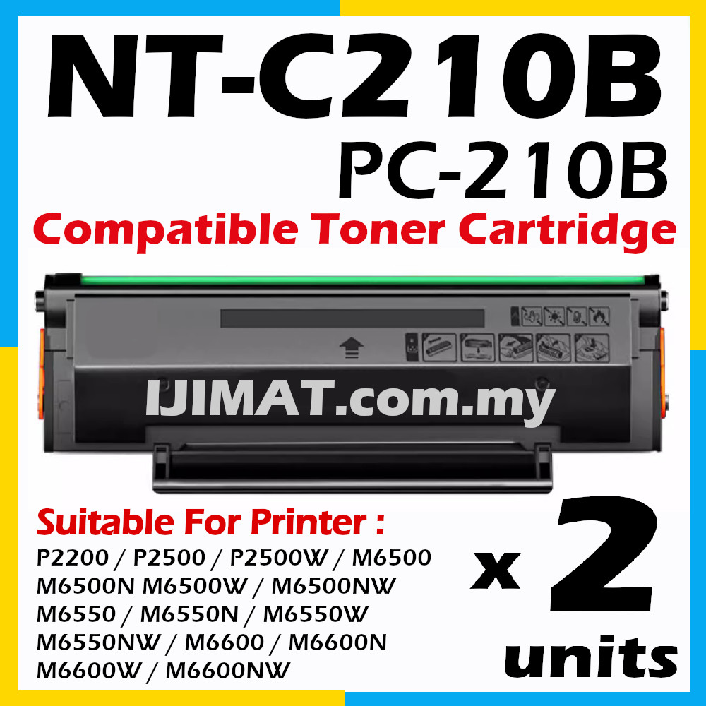 2x Compatible Toner for Pantum NTC210B NTC211B PC211E PC210 PC210B PC ...