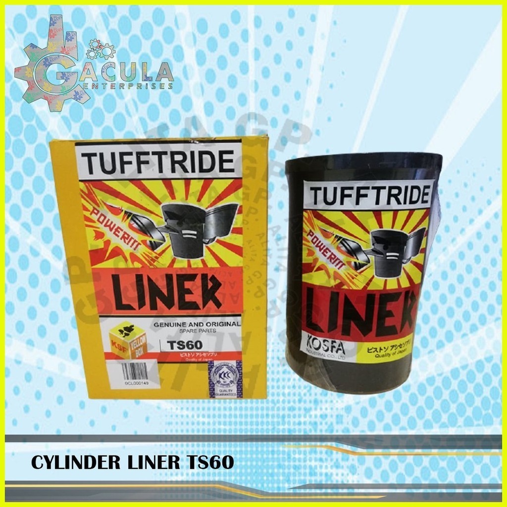 Cylinder Liner Yanmar TS60 NS60 NS50 SS60 Water Cooled Diesel Engine ...