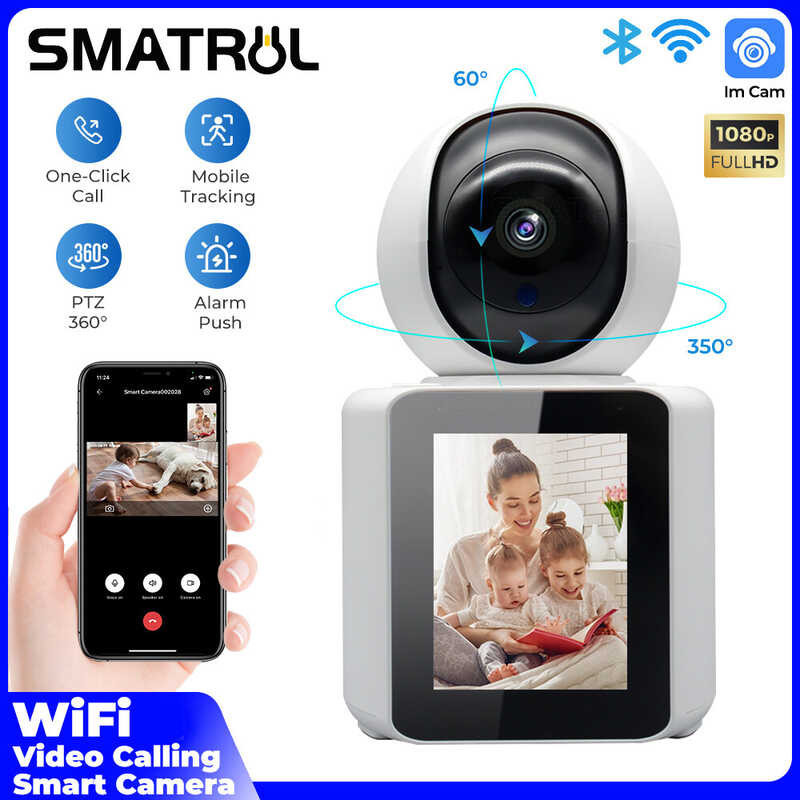 Cctv SMATRUL 1080P Ai Two-Way Visual Surveillance Hd Video Intercom ...