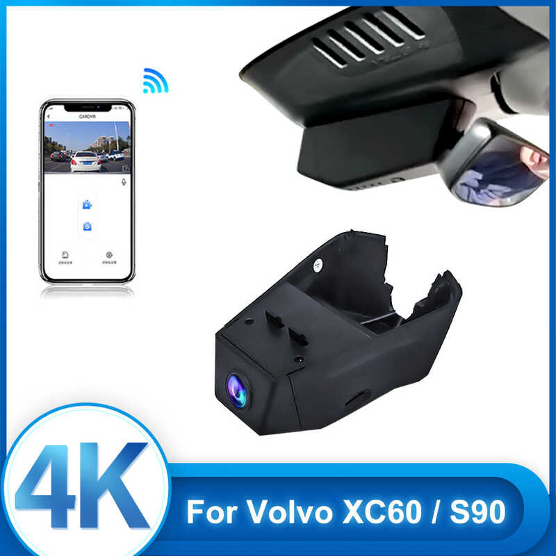 Voo Para Sa Xc60 S90 2022 2023 2024 Plug And Play 4K Dash Cam For ...