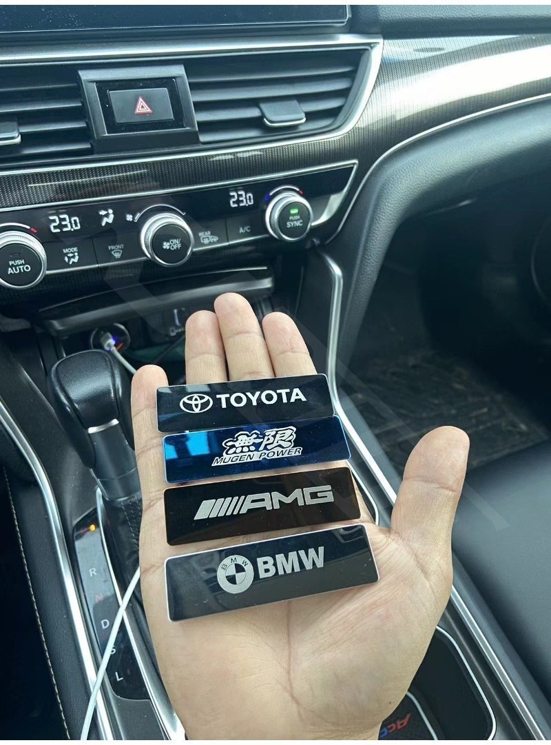 Toyota Yaris Cross Car Body Fender Side Metal Emblem Sticker Auto ...