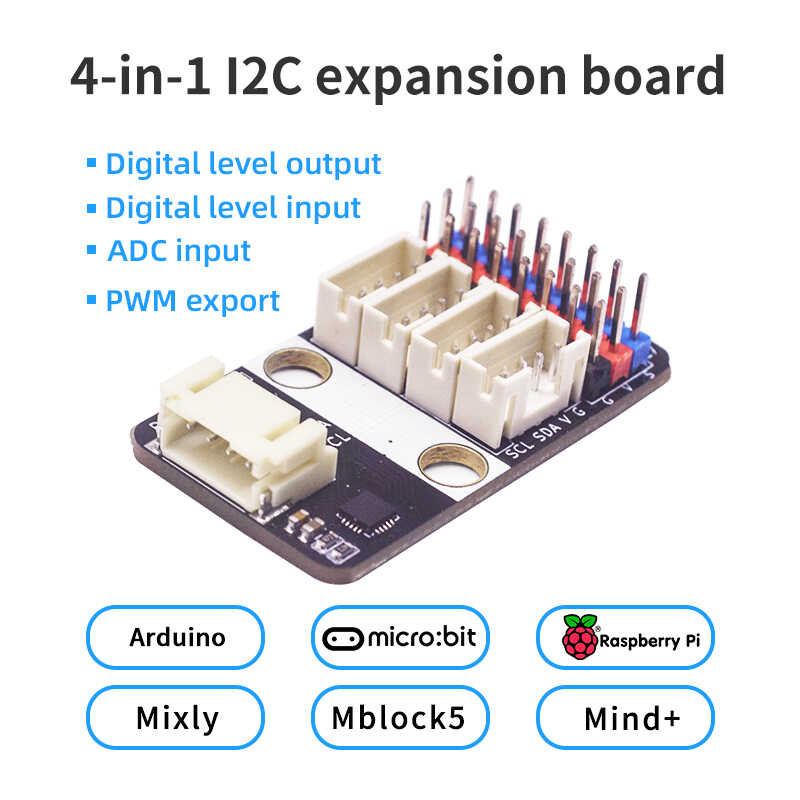 8-Channel ADC GPIO At 2-Channel PWM Servo Control Para Sa Arduino ...