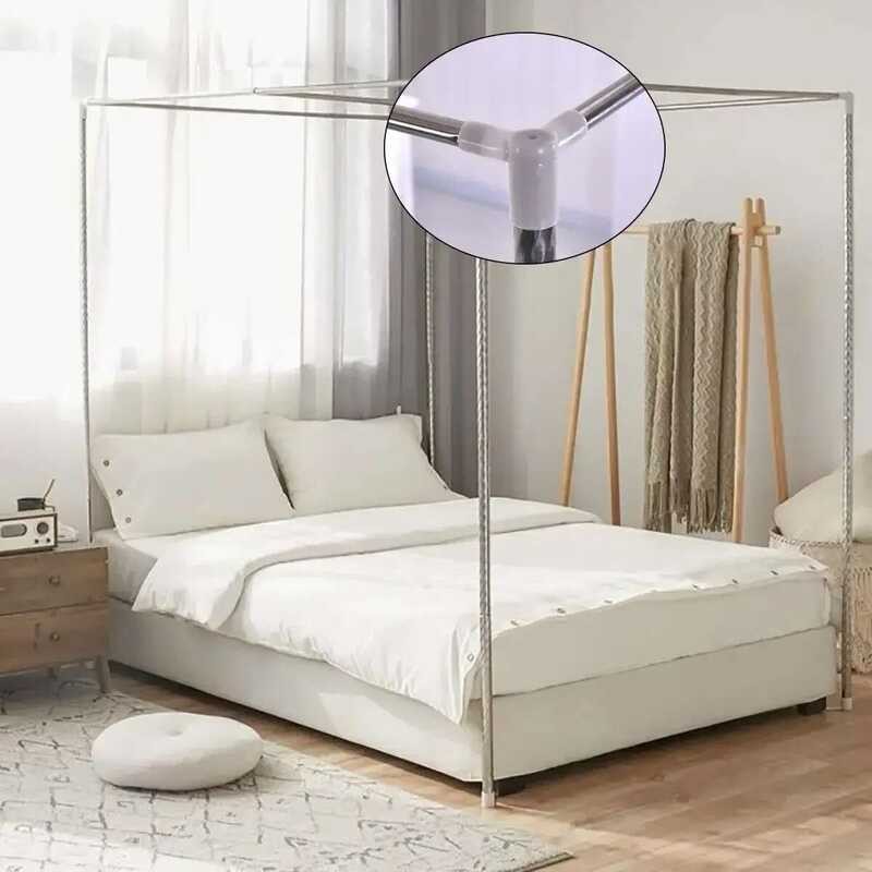 Frame Stainless Steel Canopy Bracket Para Sa 4 Corner Easy Install Bed ...