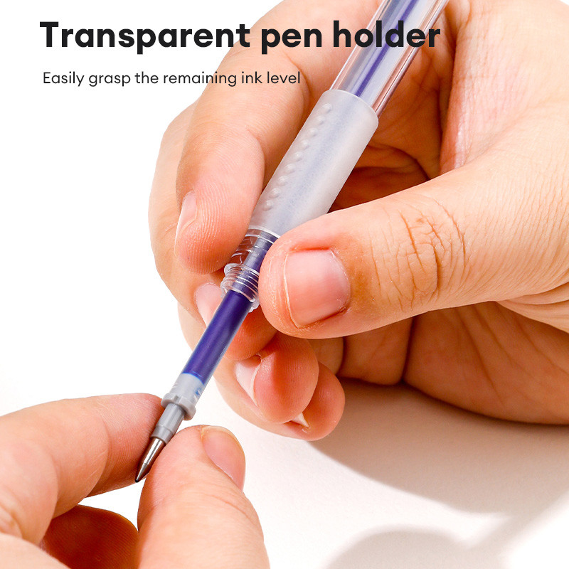 Deli 0.5mm Pen Refill Smooth Sliding Bullet Writing Gel Pens 1PC ...