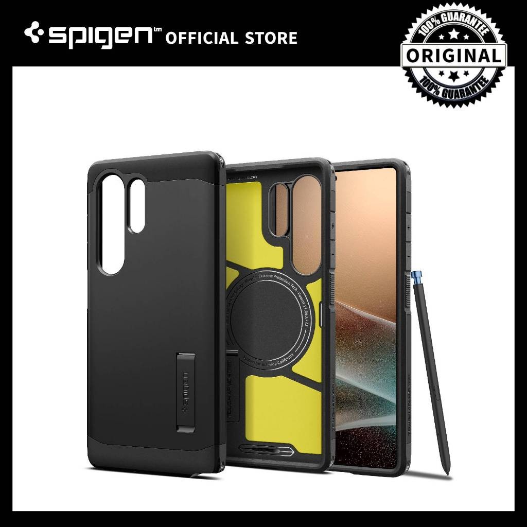 Spigen Galaxy S25 Ultra/ Galaxy S24 Ultra Case Tough Armor Mag Fit Black | Shopee Philippines