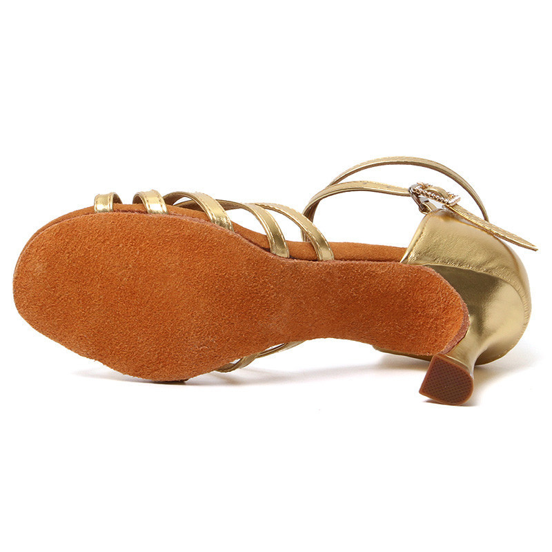 High Heels Latin Dance Shoes Adult Women Girls Soft Sole Ballroom ...