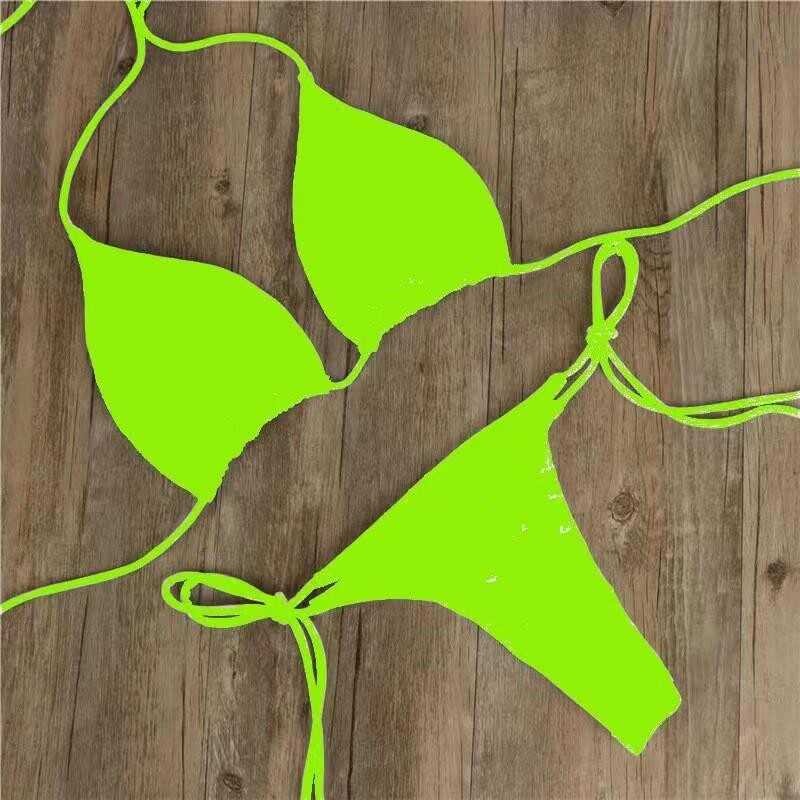 Bikini Swimsuit With Three Seductive And Sexy Points, Adjustable Strap ...