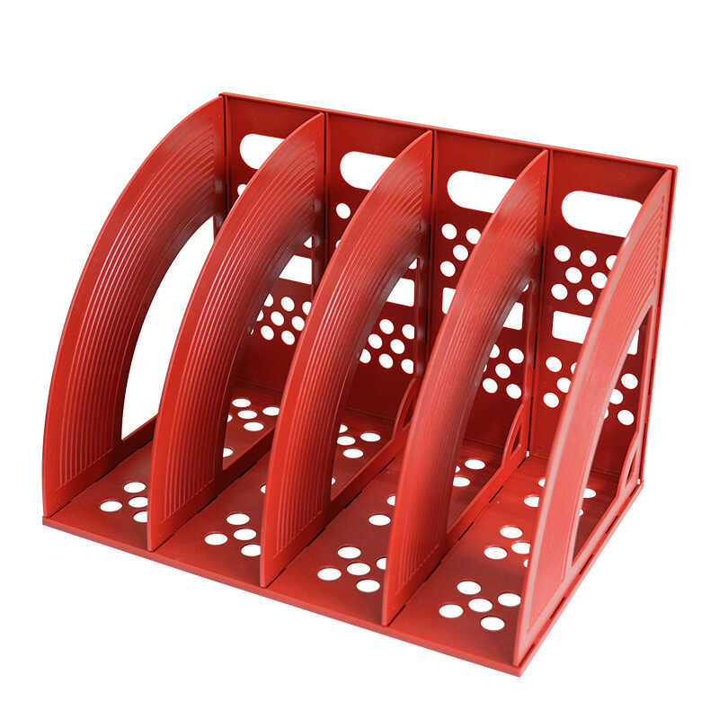 A4 file rack desktop bookshelf desk storage shelf office desk file ...
