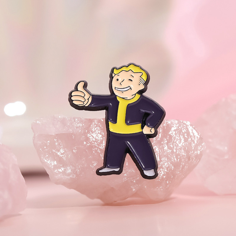 Fallout 4 Game Pins Brooches Classic Fallout Series Character Shelter ...