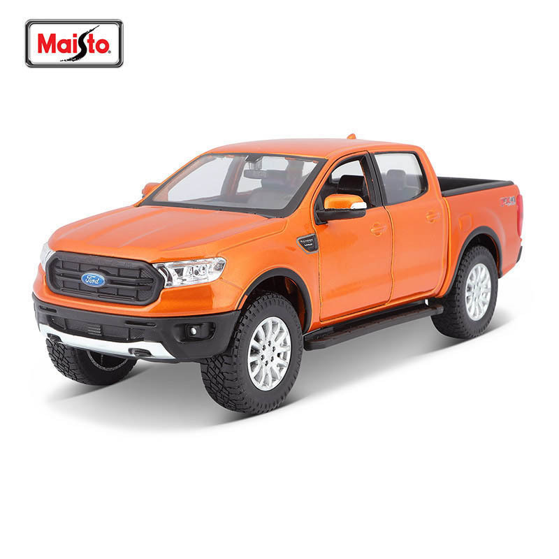 Maisto 1:27 Ford Ranger orange Super Duty car die-casting static ...