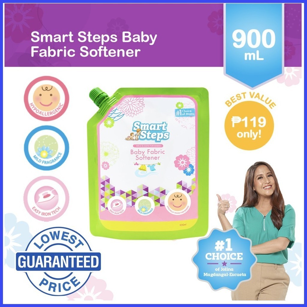 ♨ Smart Steps Baby Fabric Softener 900mL | Shopee Philippines