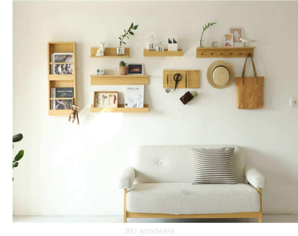 Wall Shelf Hanger Entry Wall Partition Wall Hanging Shelf Entrance Wall ...