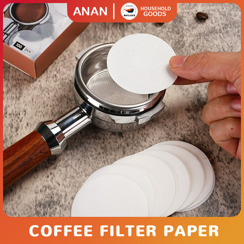 100PCS Coffee Filter Paper Moka Pot Espresso Tea Strainer 56/60/64/68mm ...