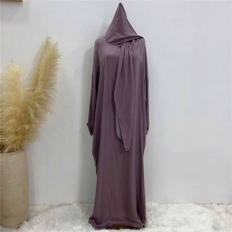 Bagong Gitnang Silangan Dubai Turkish Hooded Hijab Dress Caftan ...