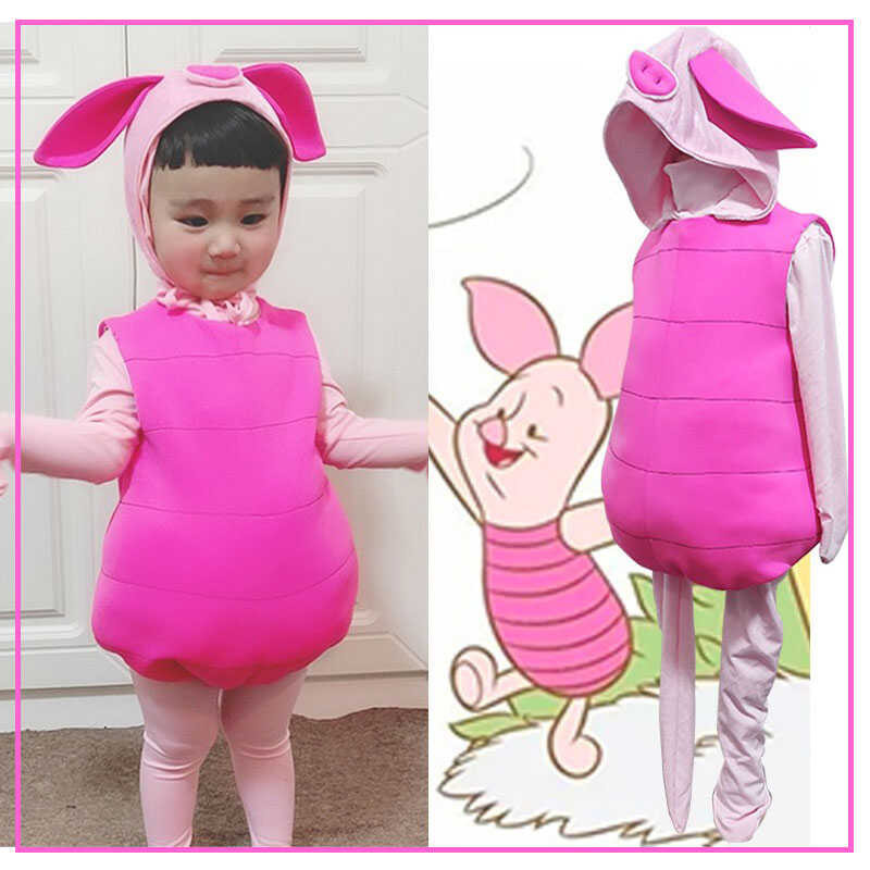 Halloween Mga Bata Cartoon Animal Performance Suot Ng Piglet Pig Cute ...